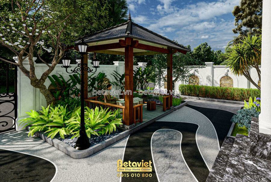 Thiết kế cảnh quan sân vườn biệt thự cao cấp SV20100 - BetaViet