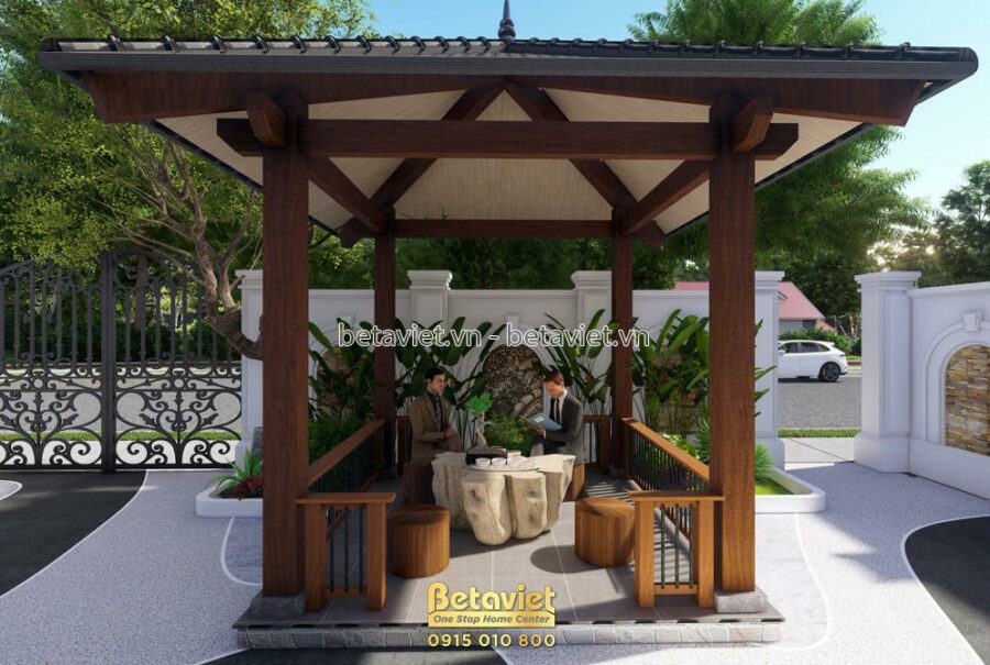 Thiết kế cảnh quan sân vườn biệt thự cao cấp SV20100 - BetaViet